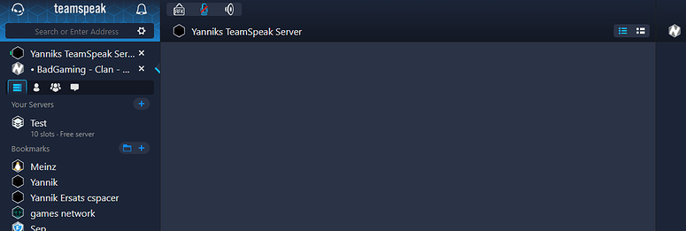 UI reload crashes connection view - TeamSpeak 6 Client - TeamSpeak