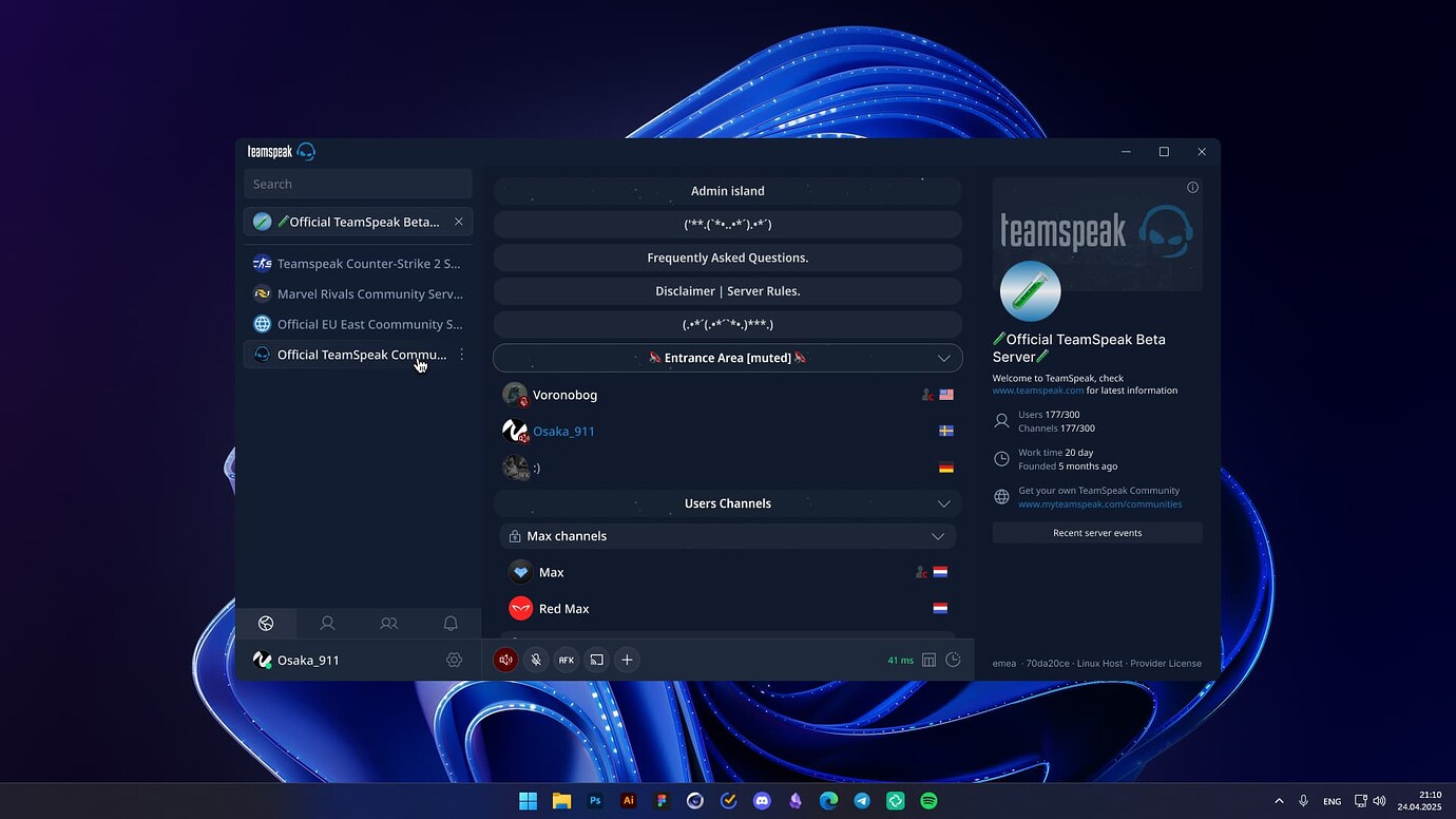 Redesign TeamSpeak Client - TeamSpeak 6 Client - TeamSpeak