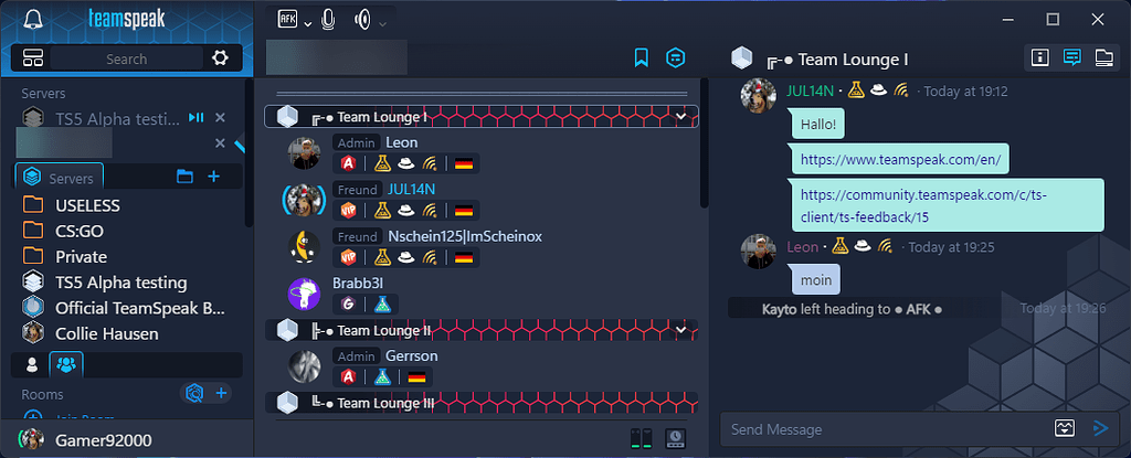 [F/R] badges in chat - Suggestions and Feedback - TeamSpeak