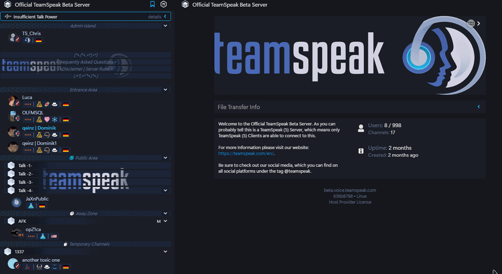 [Ts5] client opens random chat when clicking on second connection ...