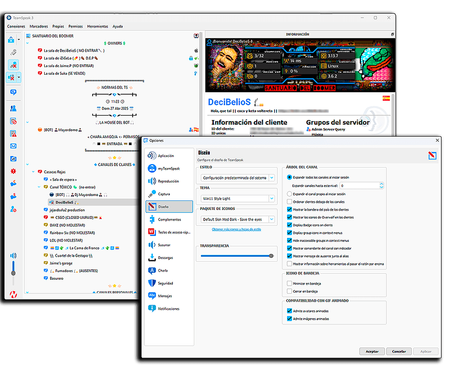 [Skin][Release] Win11-Style-Light-Dark-TS3 for Win - Skins/Soundpacks ...
