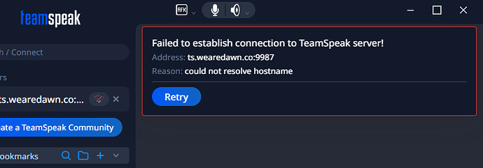 You can't connect to a server? // Can not connect to the server ...