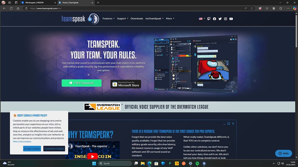 Old screenshots on the website - General Discussion - TeamSpeak