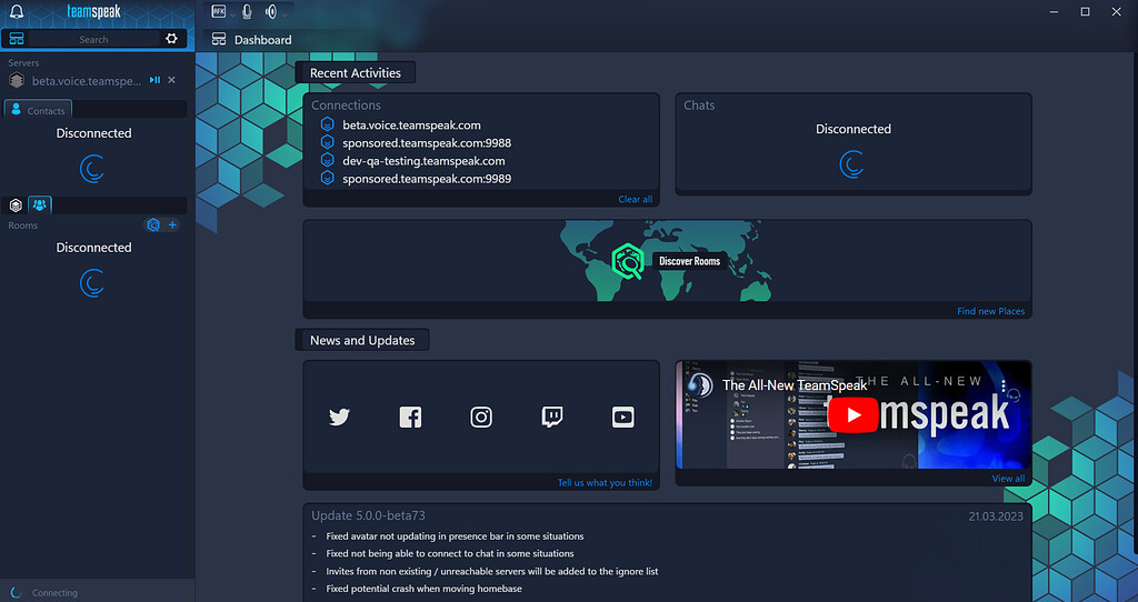 TS5 Can not connect to my account - TeamSpeak 6 Client - TeamSpeak