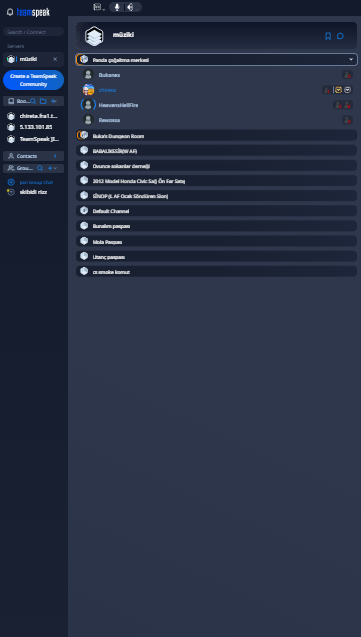 Zoomed into the client - TeamSpeak 6 Client - TeamSpeak