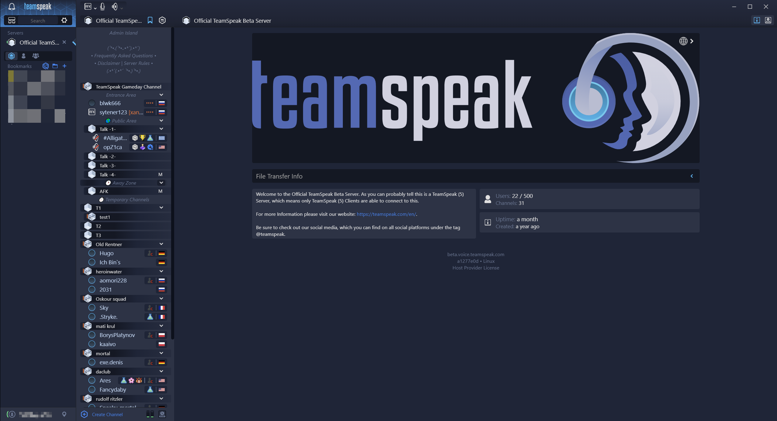 Teamspeak 5 window sizing bug - TeamSpeak 6 Client - TeamSpeak